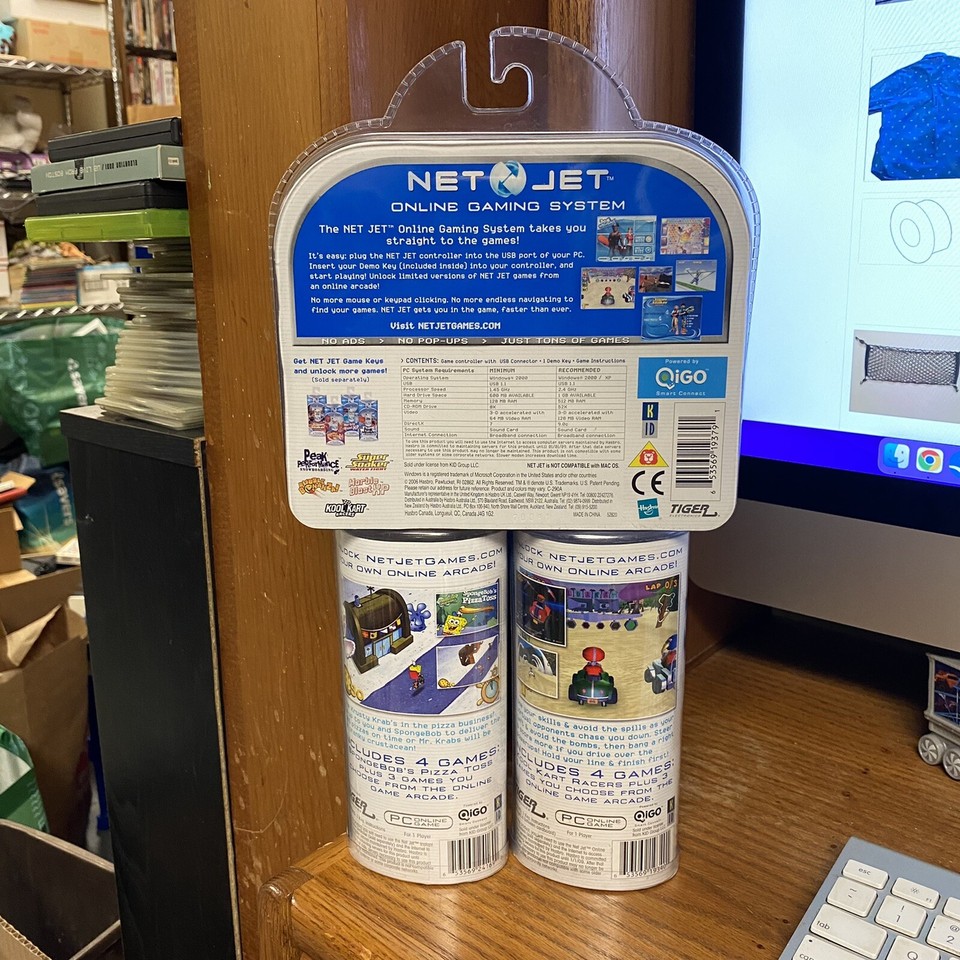 NET JET Controller Spongebob Squarepants Pizza Toss & Kool Kart Racers ...