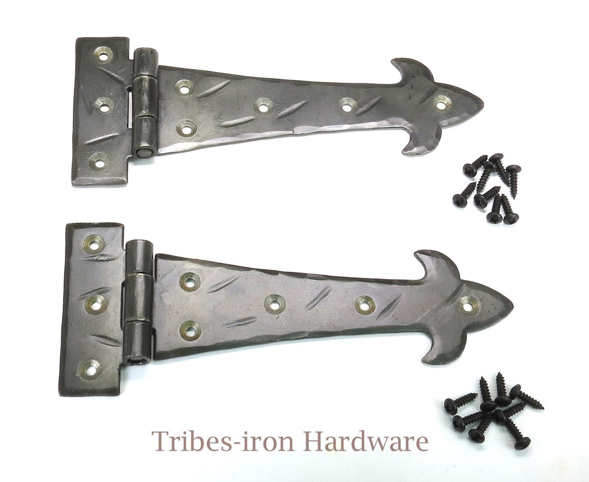Rustic Metal Hardware And Hinges Rustic Leaf Hinge, Antique Strap
