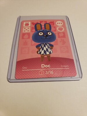 Doc # 372 Animal Crossing Amiibo Card Horizon Series 4 MINT NEVER ...