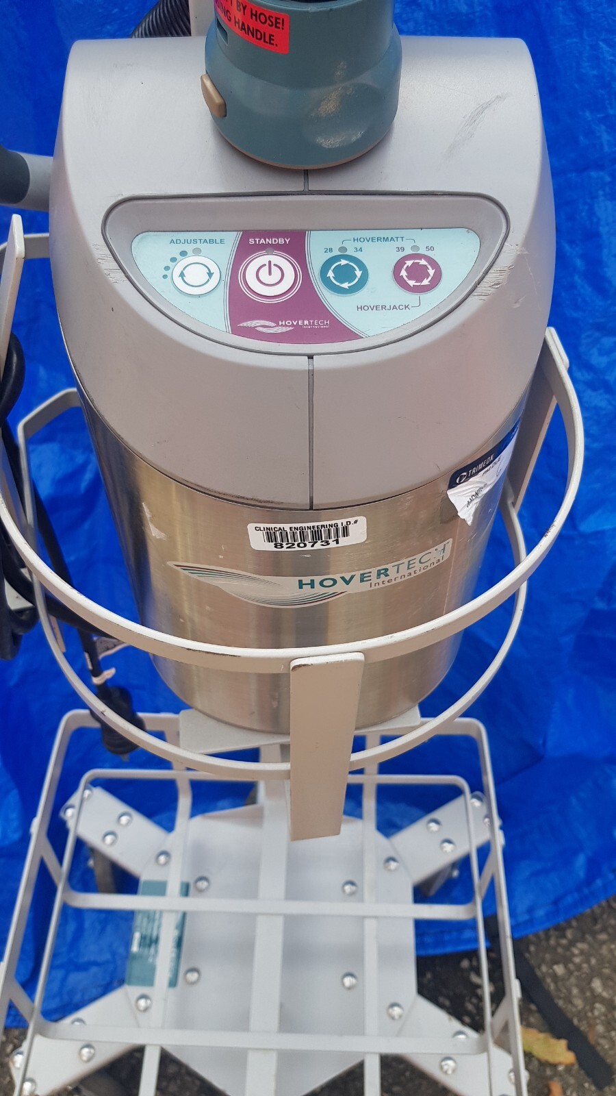 HOVERTECH HOVERMATT HTAIR1200-A AIR TRANSFER SYSTEM PUMP with cart | eBay