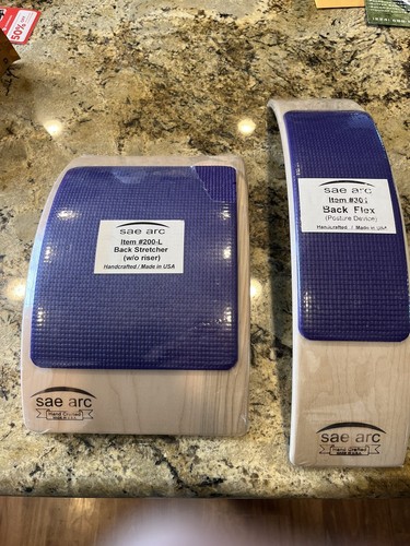 NEW SAE ARC ITEM #301 and # 200-L WOODEN BACK FLEX STRETCHER and BACK ...