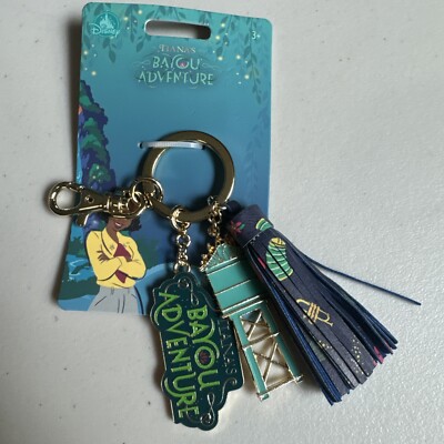 2024 Disney Parks Tiana Bayou Adventure Attraction Flair Keychain Bag ...