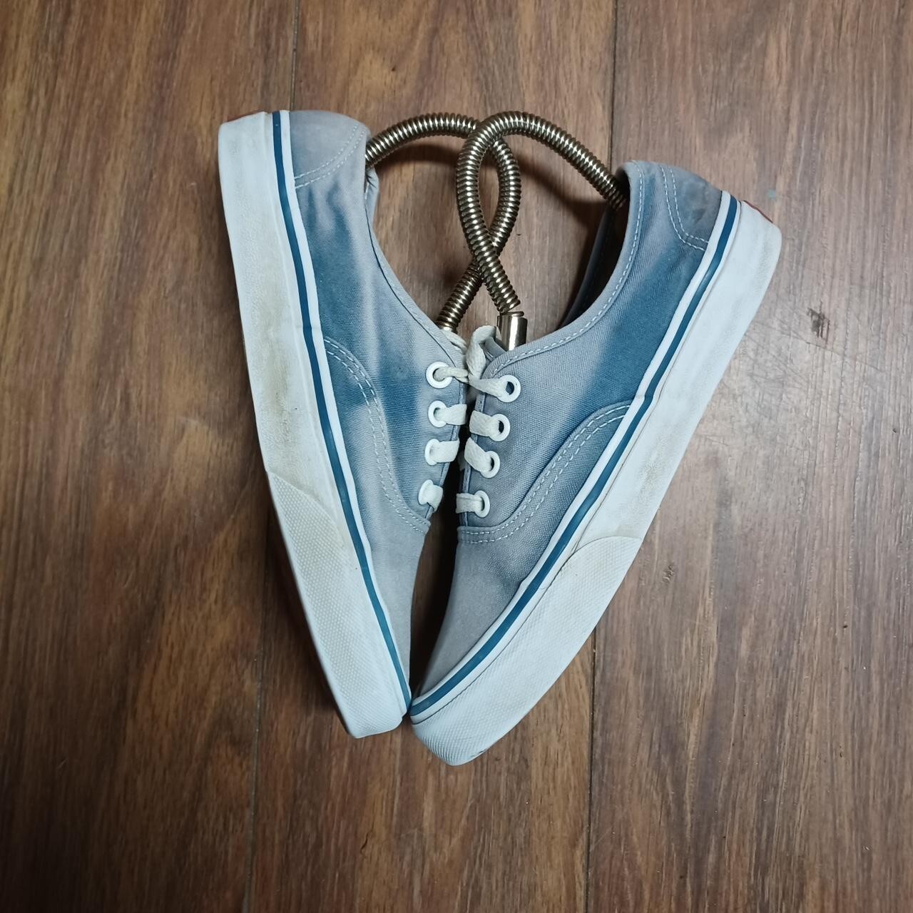 Vans Old Skool Trainer Blue UK4 Low Womens 751505 Cambodia Sneaker Shoe ...