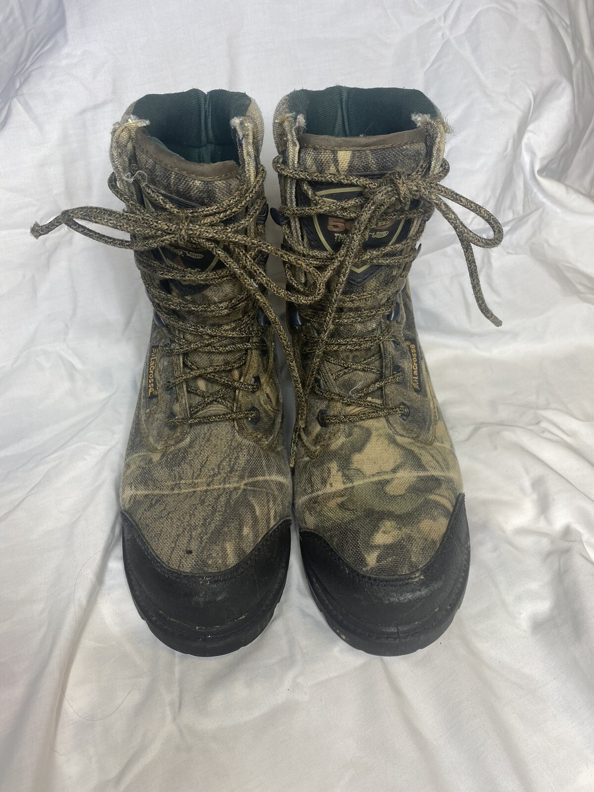 Lacrosse Men’s Hunting Boots 500gm Camo Thinsulate Hyper Dri Size 5M ...