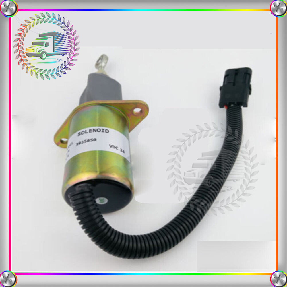 For Cummins 6CT 24V Fuel Stop Solenoid Valve 3935650 ,Shut Off Valve SA ...