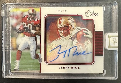 2019 Panini One Jerry Rice Auto /7 Parallel #147 San Francisco 49ers | eBay
