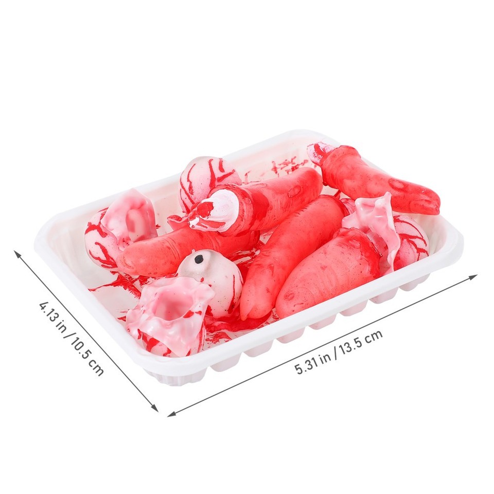 1 Set Halloween Horror Prop Haunted House Terror Blood Hand Finger Fast ...
