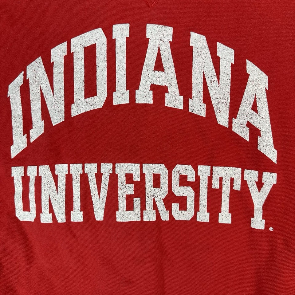 VTG Russell Athletic Indiana University IU Hoosiers Sweatshirt Size XXL ...