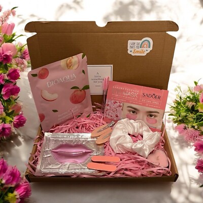 Pink Pamper Hamper Giftset Beauty Box Skincare Spa Gift For Her ...