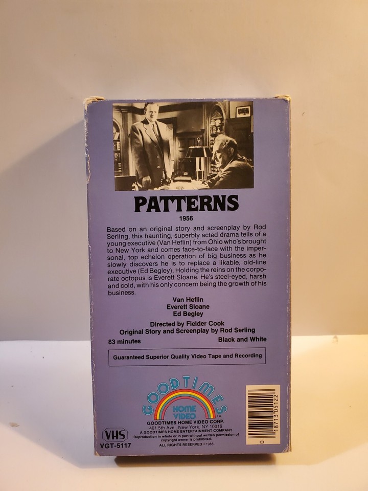 Patterns (1956) Vhs | eBay