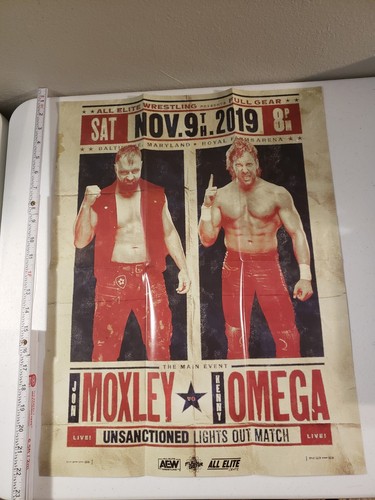 AEW Pay Per View Poster Lot Of 3 Kenny Omega John Moxley The Young ...