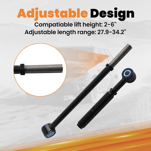 2-6" Lift Adjustable Panhard Front Track Bar for 1999 2000 2001-2004 ...