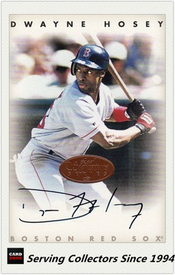 1996 LEAF MLB BASEBALL SIGNATURE CARD SERIES BRONZE SIGNATURE DWAYNE ...
