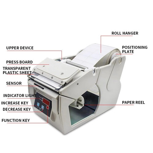 X-100 Automatic Label Dispenser Manual Sticker Dispenser Peel Labels ...