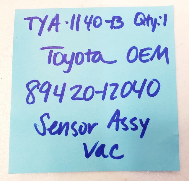 90 91 92 Toyota Corolla Geo Prizm Map Sensor 89420-01030 4afe 1.6l OEM ...