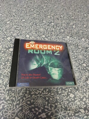 The Best of Emergency Room 2 PC Game Legacy Interactive Windows 95 Cd ...