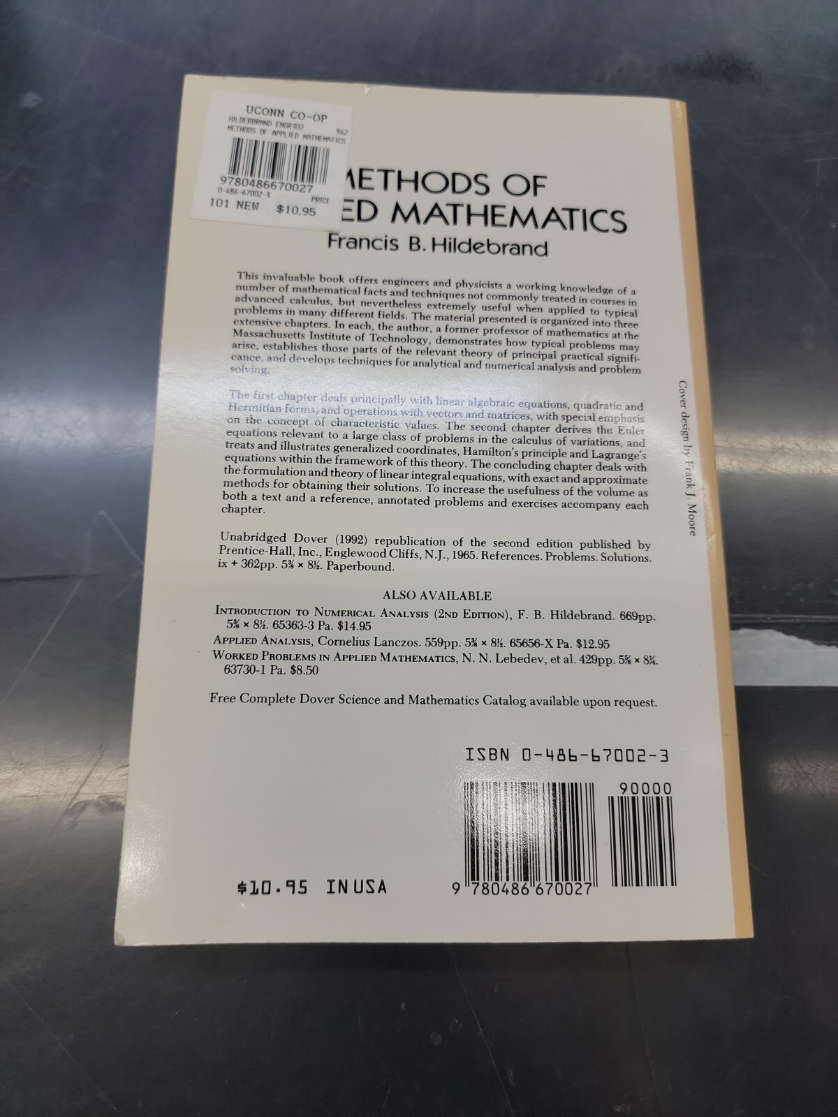 Methods of Applied Mathematics (Dover Books on Mathematics) by ...