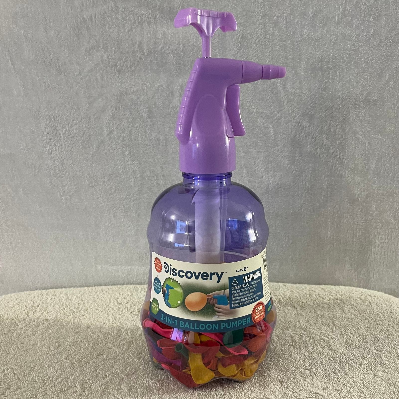 Discovery Kids 3-IN-1 Purple Balloon Pumper With Colorful Balloons | eBay