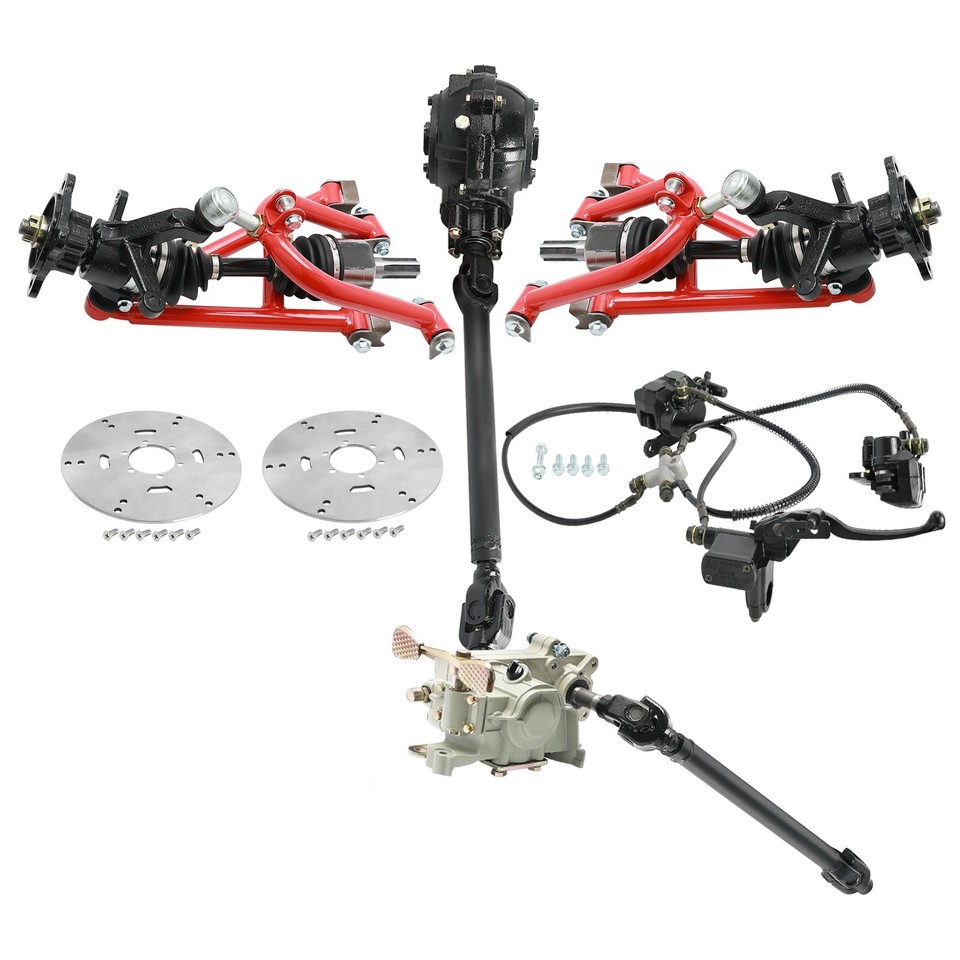 ATV Front + Rear Drive CV Axle kit Swing Arm Suspension Golf Cart Kart ...