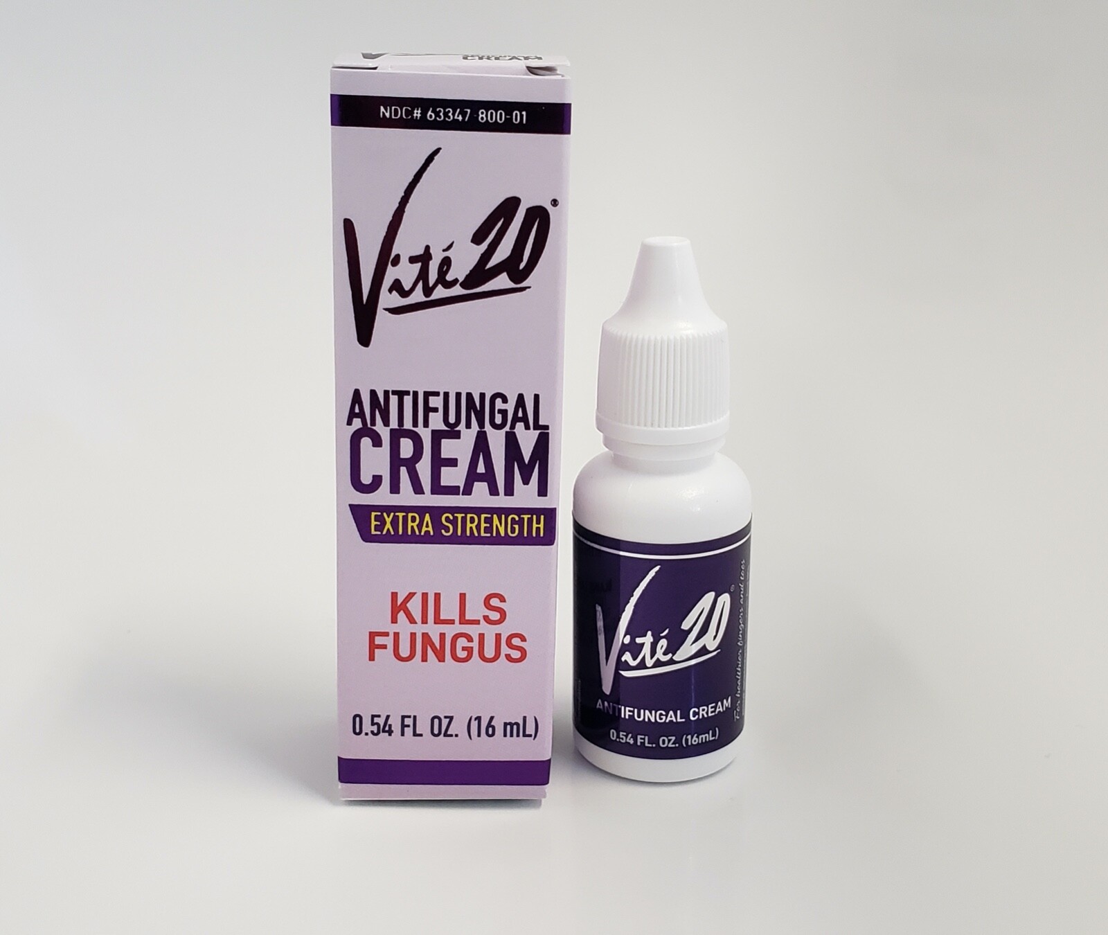 Vite20 Antifungal Cream Fungus Killer Extra Strength 0.54oz/016ml ...