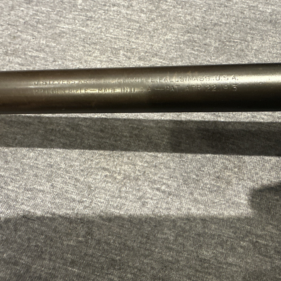 Stevens Crackshot 26 .22 LR Single Shot Rifle 20" Barrel W/ Extractor ...