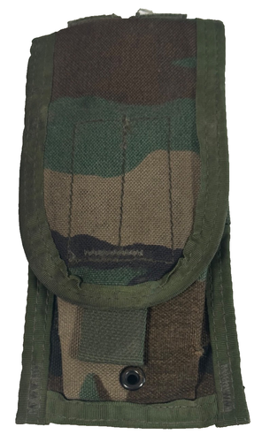 USGI Double Mag Magazine Pouch MOLLE M81 Woodland | eBay