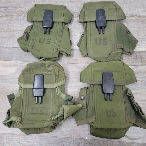 4 Vintage USGI ALICE LC-2 M16 30RD Ammo Pouch Codura Nylon Military 3 ...