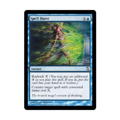 WOTC MtG Time Spiral Spell Burst (U) (Foil) EX | eBay