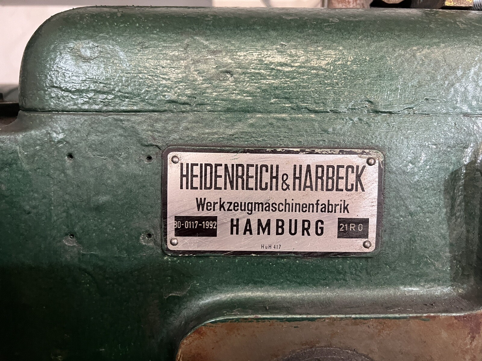 VDF Heidenreich & Harbeck Leit- & Zugspindel Drehmaschine Typ 21 RO x 1000 mm | eBay.de
