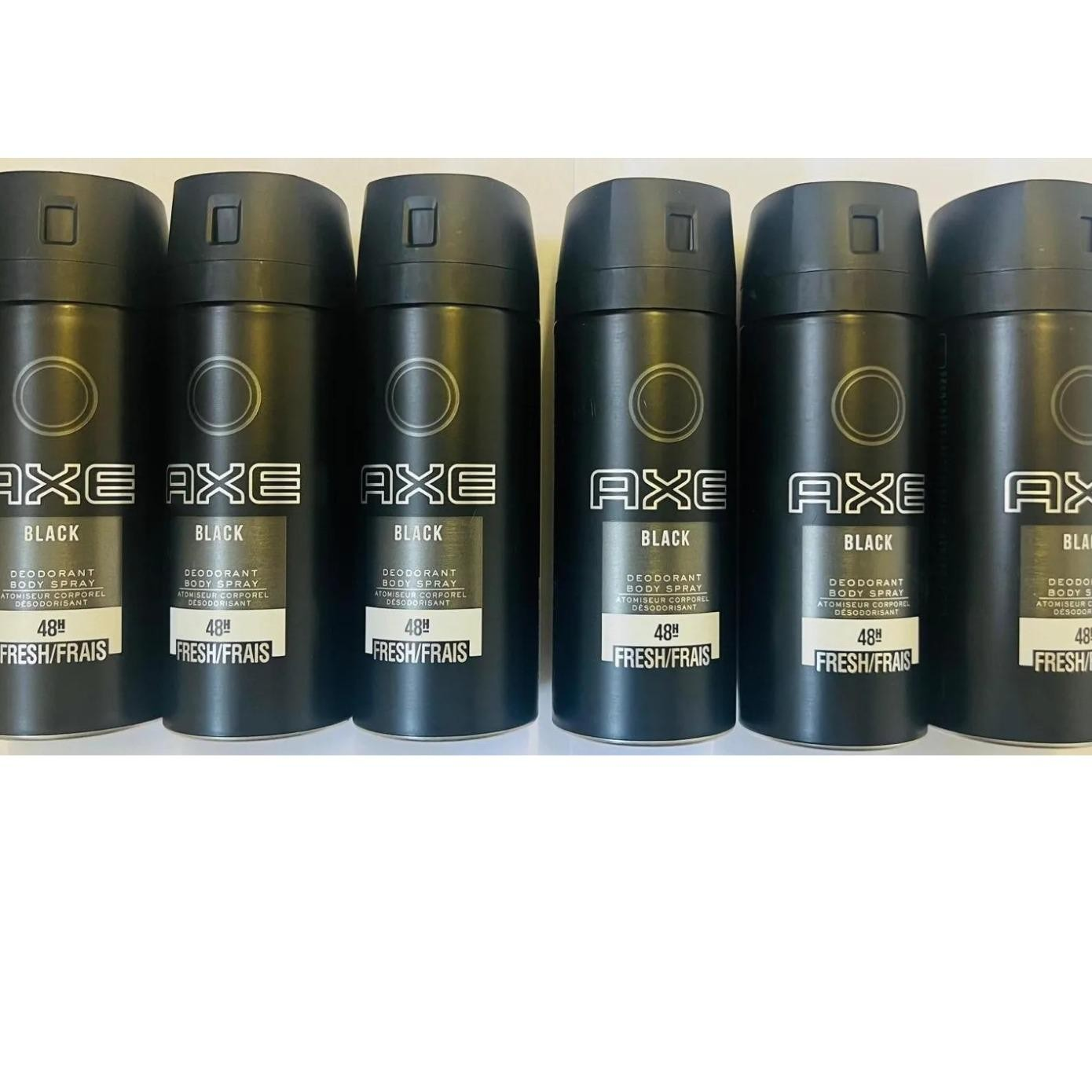 6 x Axe ( Lynx) Deodorant Body Spray 150ml Black Apollo Ice Excite ...