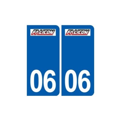 06 Falicon logo ville autocollant plaque stickers arrondis | eBay