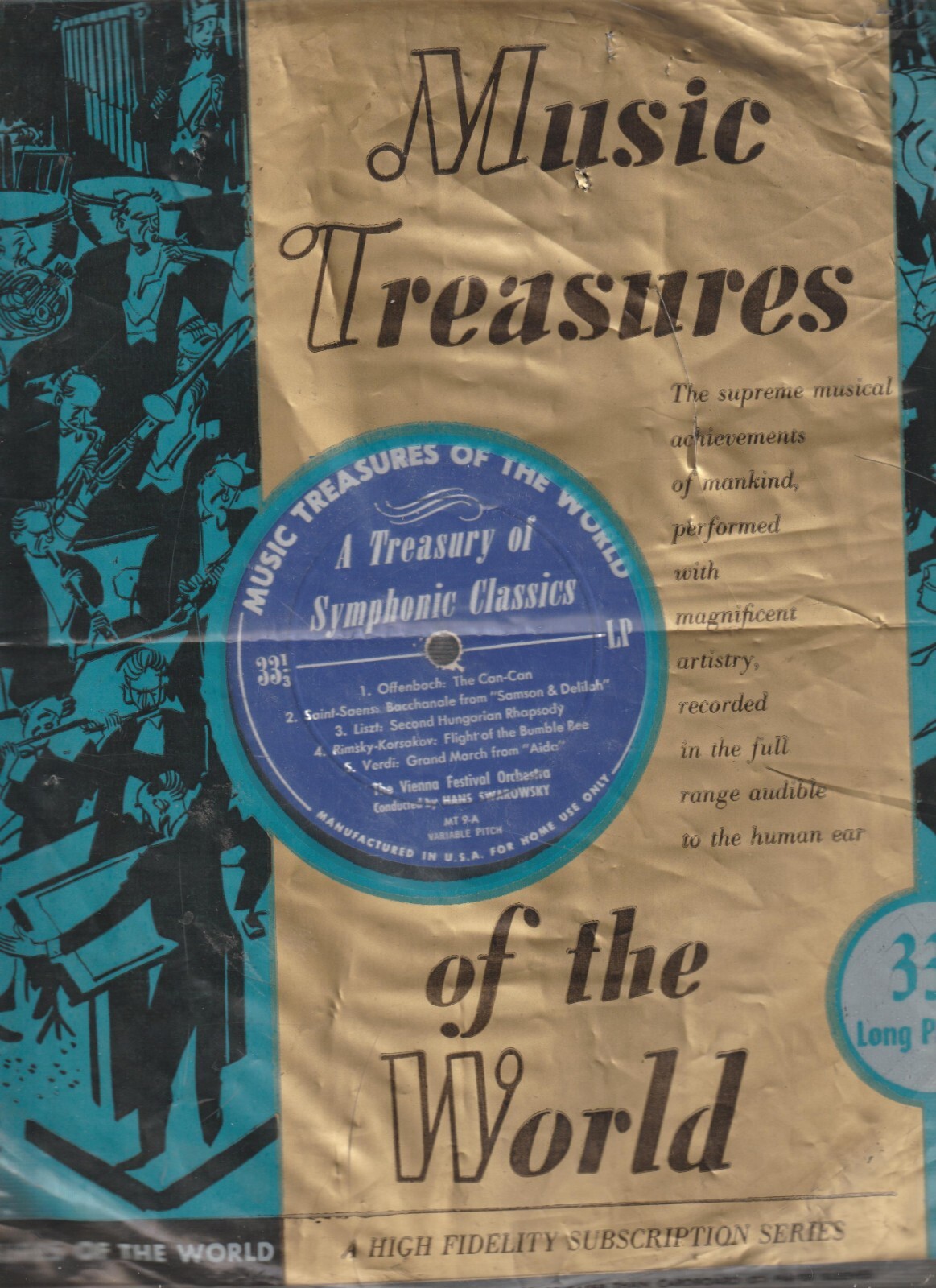 Music Treasures of the World: A Treasury of Symphonic Classics 33 1/3 ...