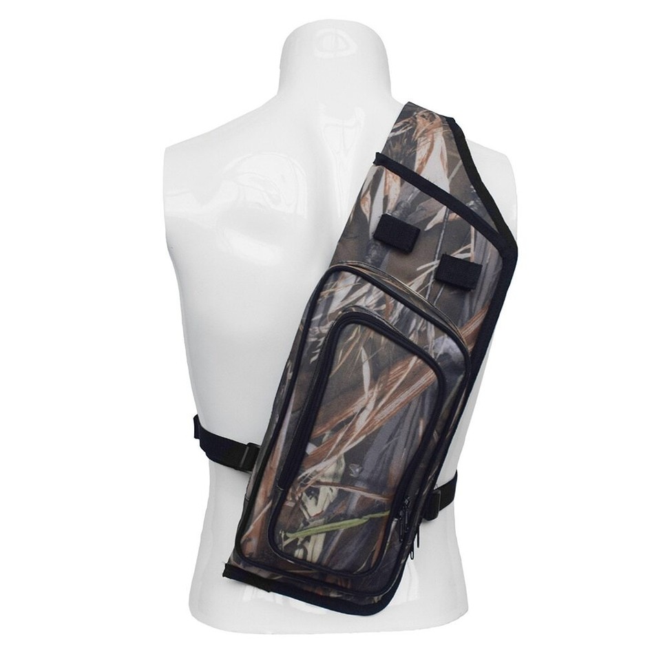 Archery Quiver Backpack Hunting Bag Compound Recurve Bow Holder | eBay