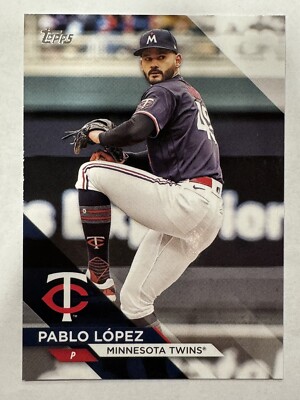 PABLO LOPEZ 2024 TOPPS #59 EXCLUSIVE FLAGSHIP COLLECTION! SP MINNESOTA ...