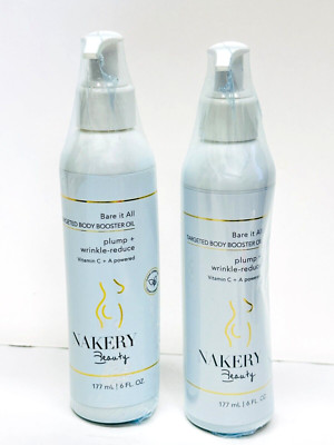 2 Nakery Beauty Bare It All Targeted Body Booster Oil 6 fl oz each ...