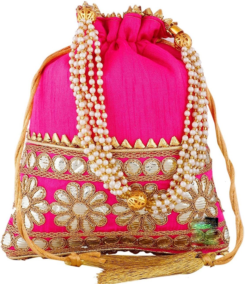 Women's Potli hand carry Clutch ethnic potli bag us | eBay
