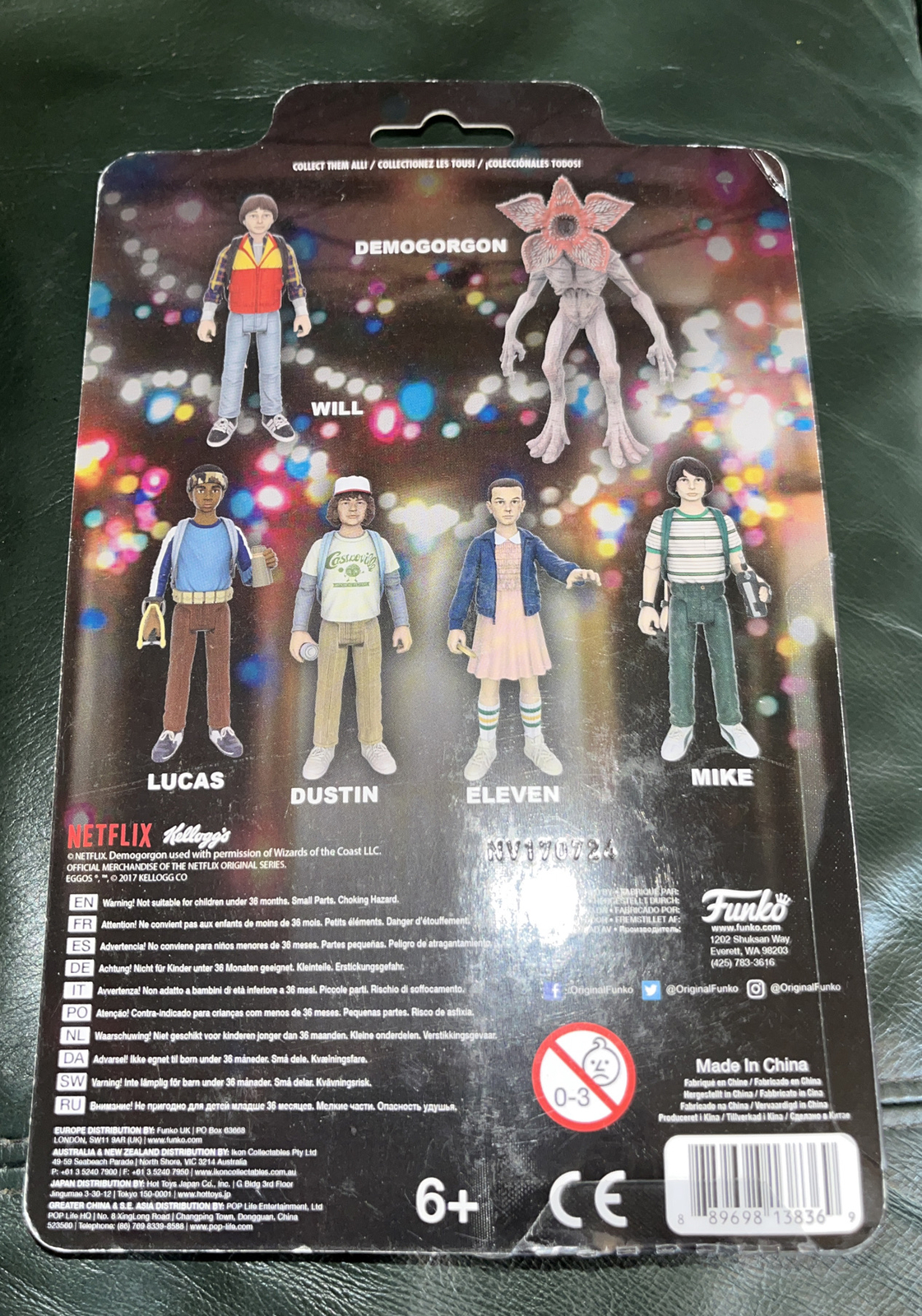 Funko Stranger Things Demogorgon Action Figure Rare Retro Card. | eBay