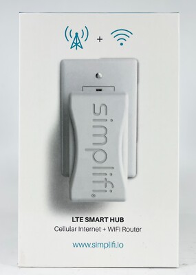 Simplifi LTE Smart Hub Plug In Cellular Internet + Wifi Router - White ...
