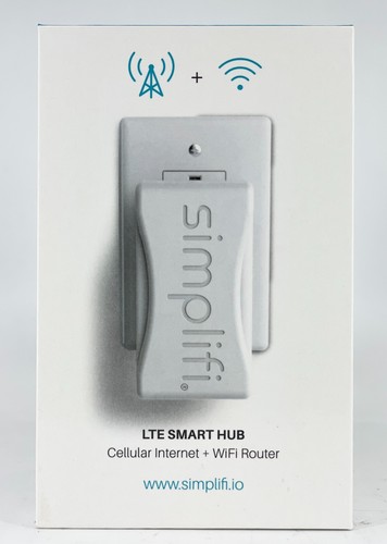 Simplifi LTE Smart Hub Plug In Cellular Internet + Wifi Router - White ...