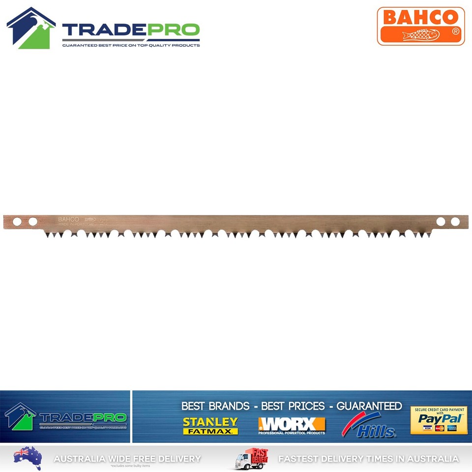 Bowsaw Blade Bahco 530mm 21" Uni-Fit Wet Green Wood Hardpoint Raker PRO ...