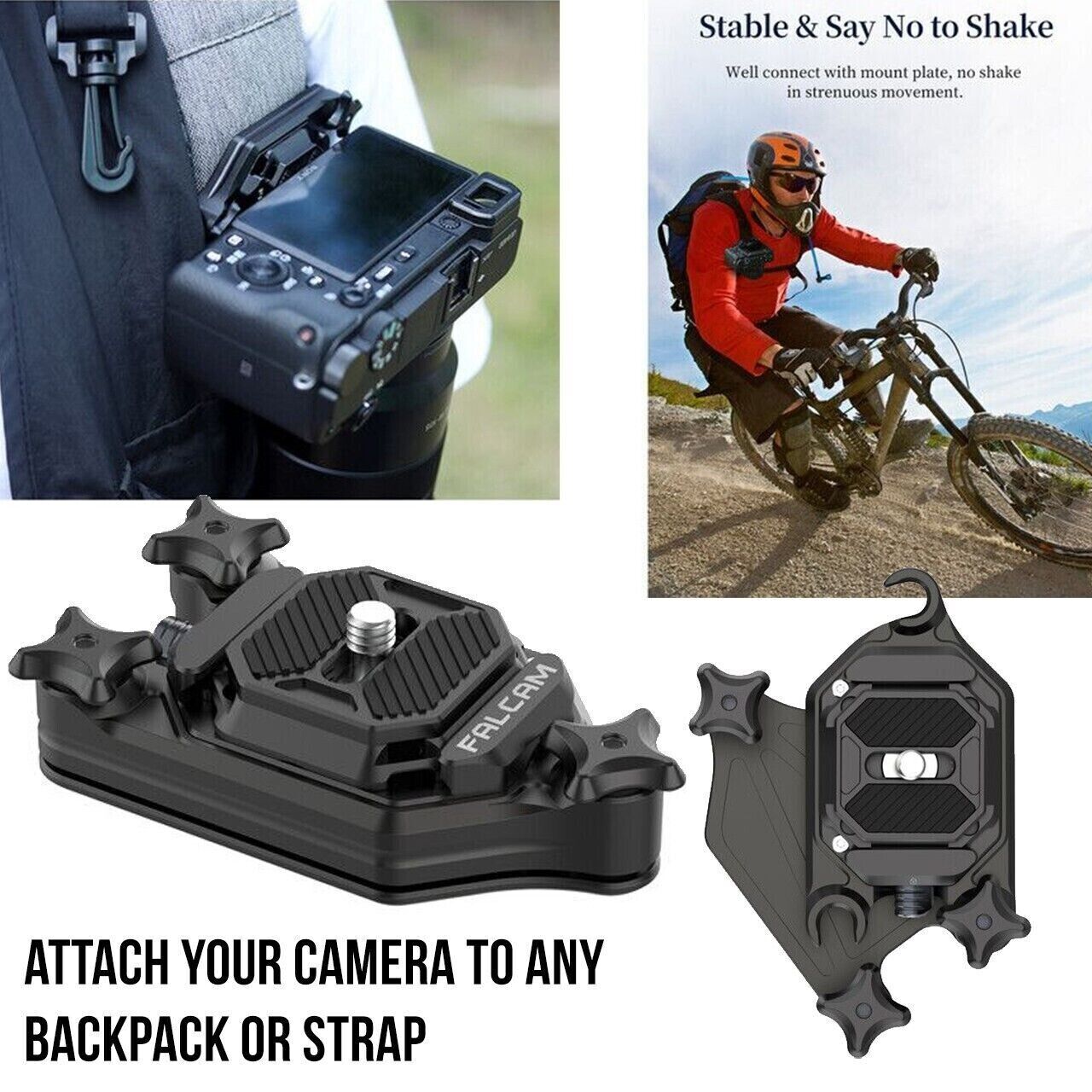 Ulanzi Falcam F38 Quick Release Backpack Strap Clip for DSLR Cameras | eBay