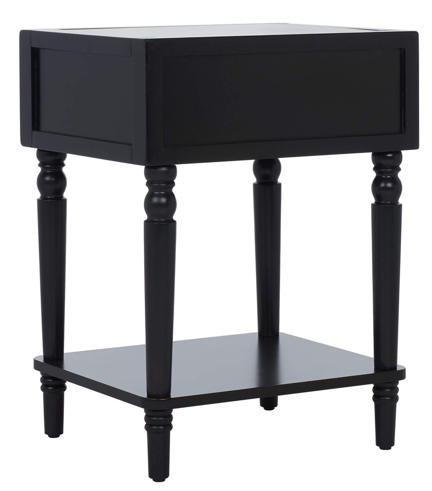 American Homes Collection Siobhan Black Accent Table | eBay