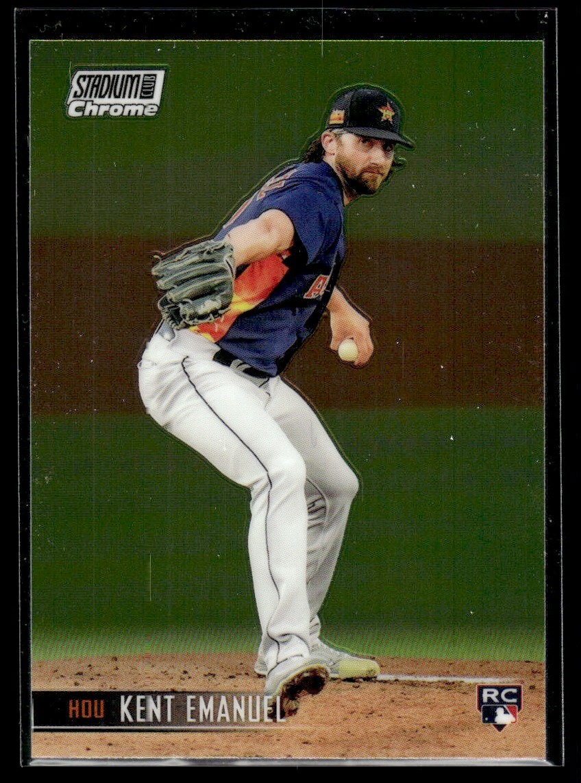 2021 Stadium Club Chrome Kent Emanuel Rookie Houston Astros #350 | eBay