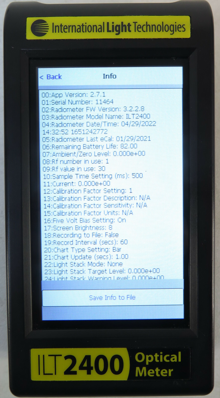 International Light Technologies ILT2400 Optical Meter | eBay