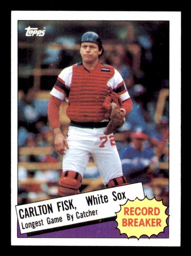 1985 Topps Baseball #1 Carlton Fisk NM *d2 | eBay