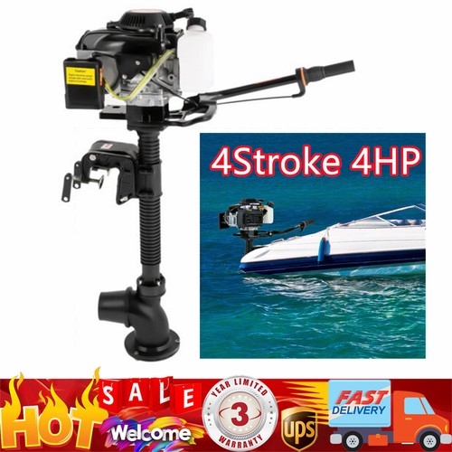 New 4 Stroke 4.0 4HP Gas Outboard Motor Motor Heavy Duty Boat Engine | eBay
