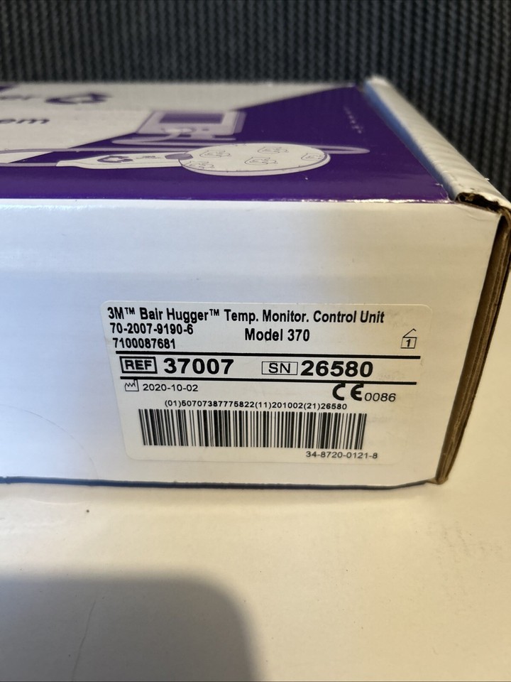 3M Bair Hugger Temperature Monitoring System Control Unit Model 370 ...