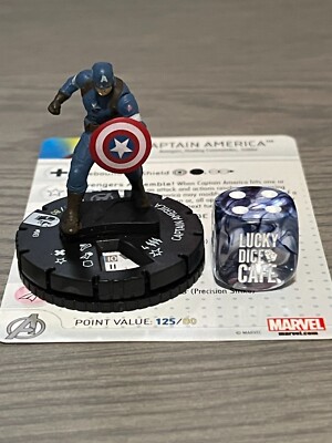 Marvel Heroclix Avengers Age of Ultron Movie 003 Captain America | eBay