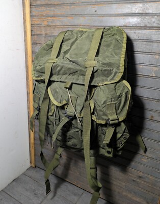 US Army Military Field Pack Combat Nylon Medium Green LC-1 Alice G98 | eBay