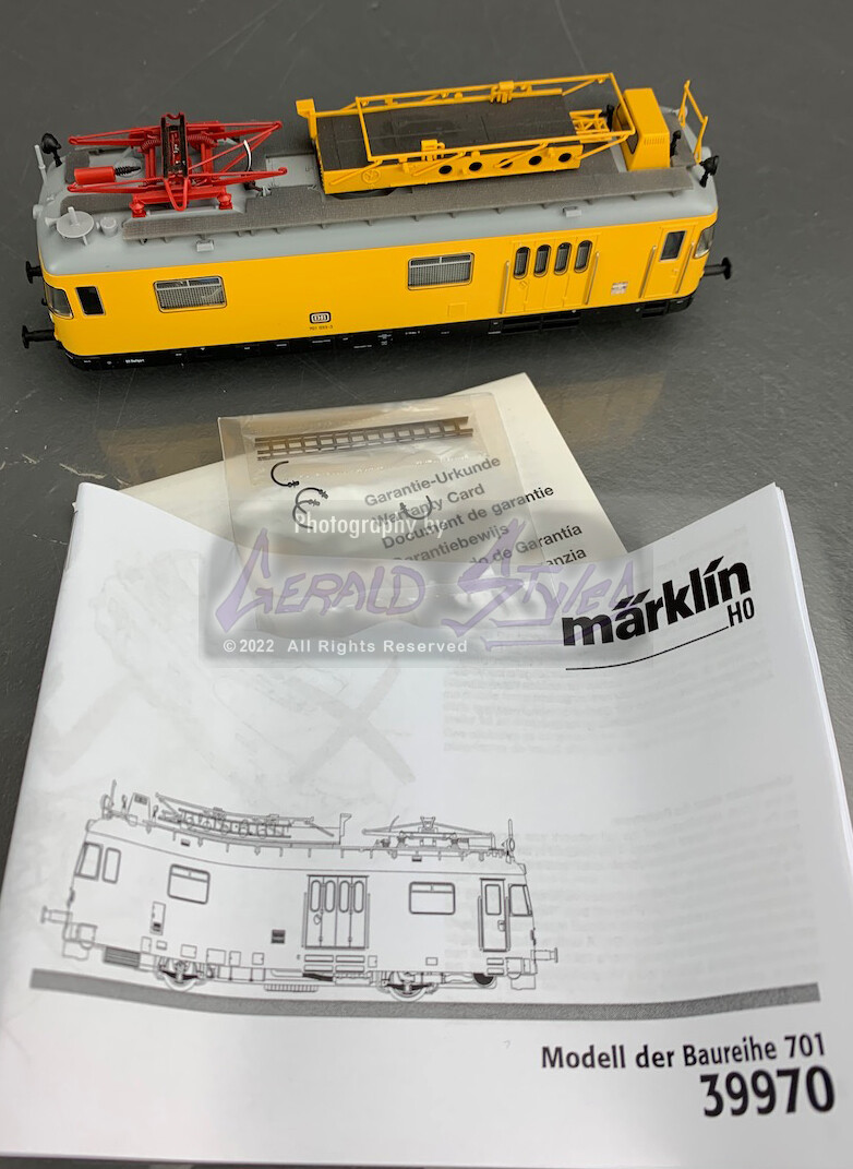 HO Märklin 39970 BR 701 DB Powered Catenary Maintenance Rail Car DCC ...
